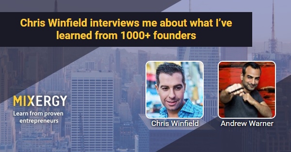 Chris Winfield interviews me about what I've learned from 1000 ...