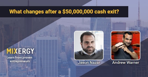 What changes after a $50,000,000 cash exit? - Business Podcast for Startups